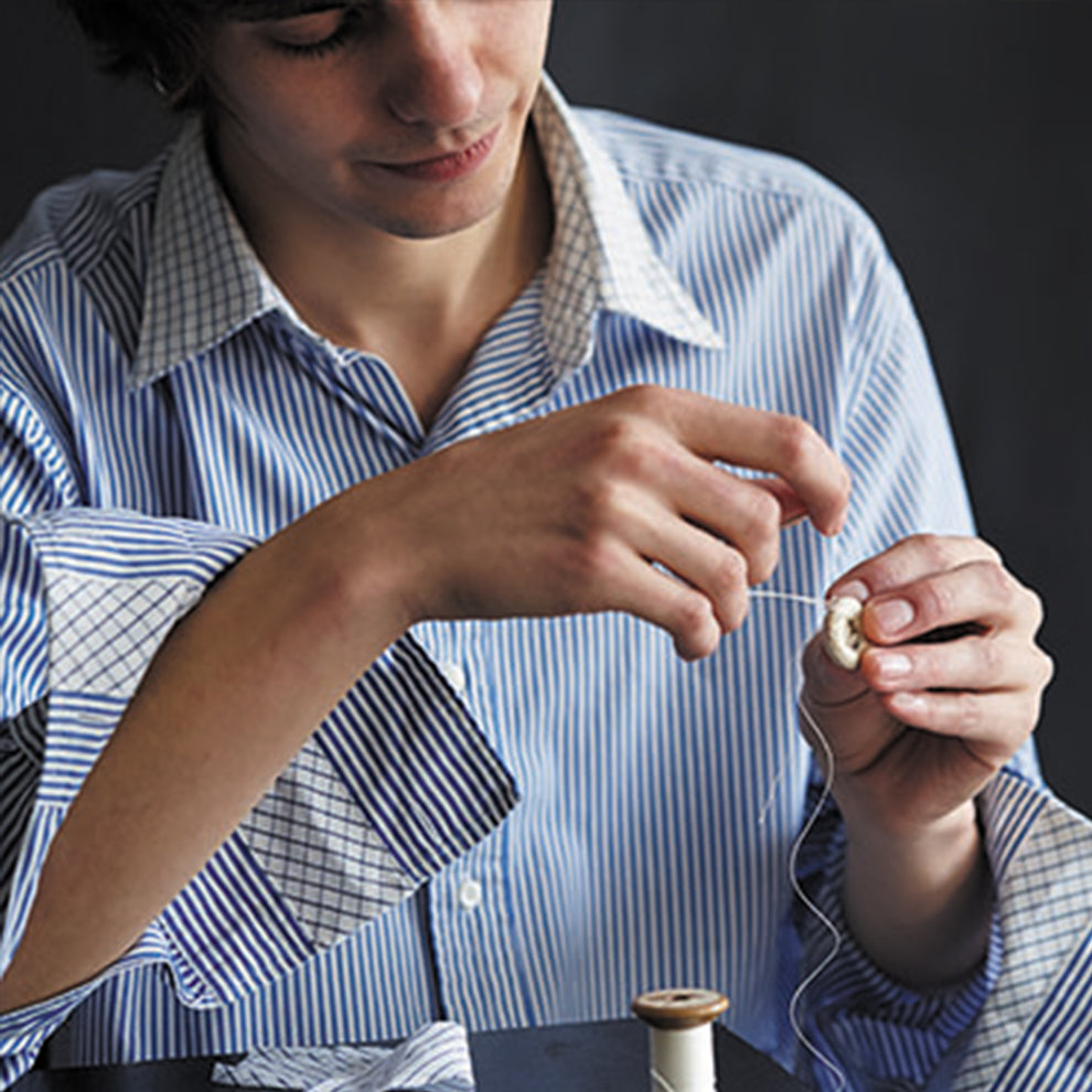 How to Repair a Worn Shirt Collar with Katarina Evans and Katarina Bri ...